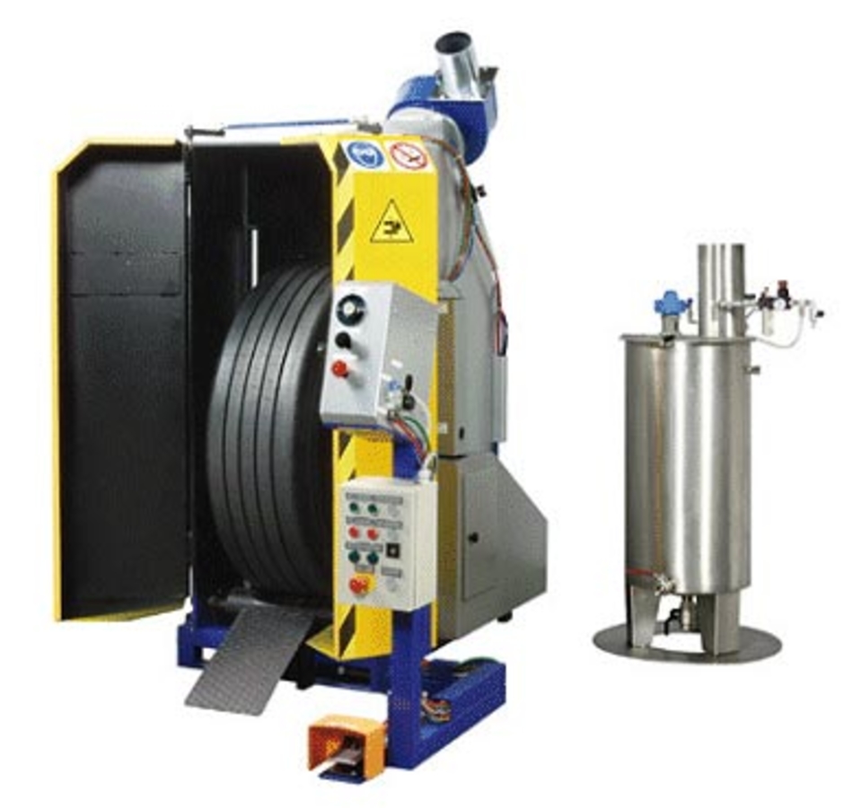 Trimming and painting machines