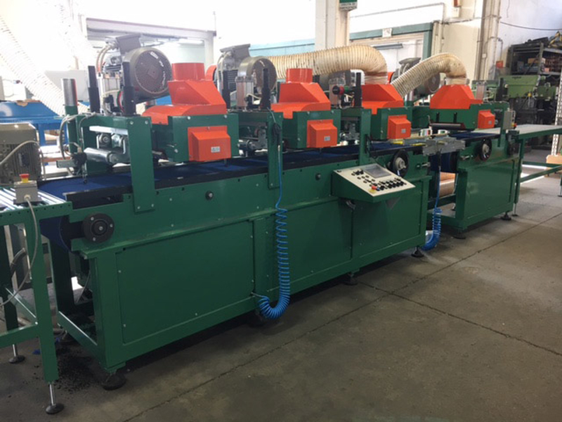 LINER 350, 4-HEAD SANDING UNIT - Lines for precured tread finishing